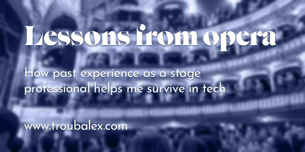 Lessons from opera - Nevertheless